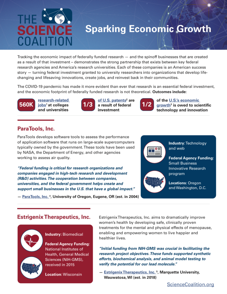 Sparking Economic Growth Preview - The Science Coalition