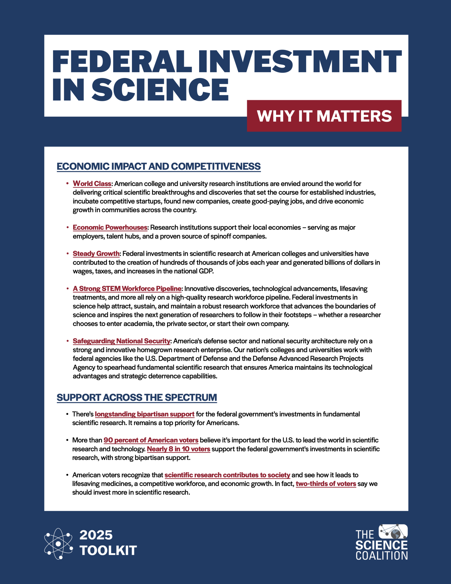 Why It Matters: Federal Investment in Science - The Science Coalition